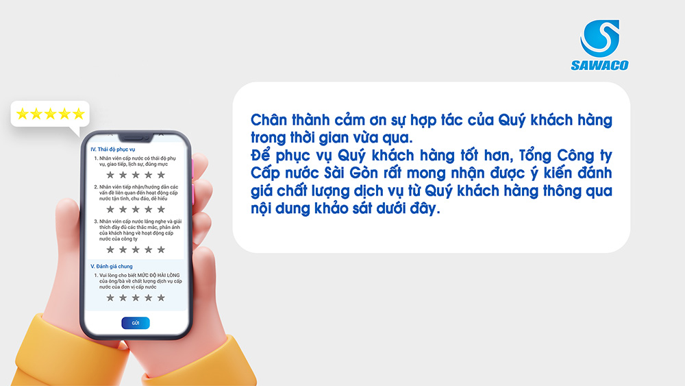 Trung tâm CSKH Tổng Công ty Cấp nước Sài Gòn SAWACO | Trang chủ